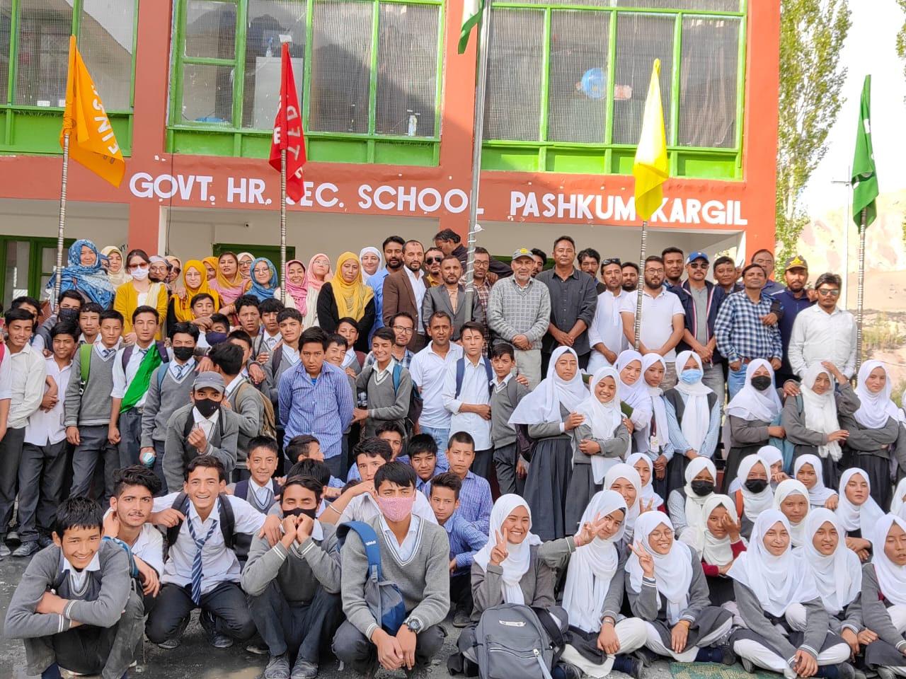 GHSS Pashkum hosts twinning of Schools – Ladakh Times